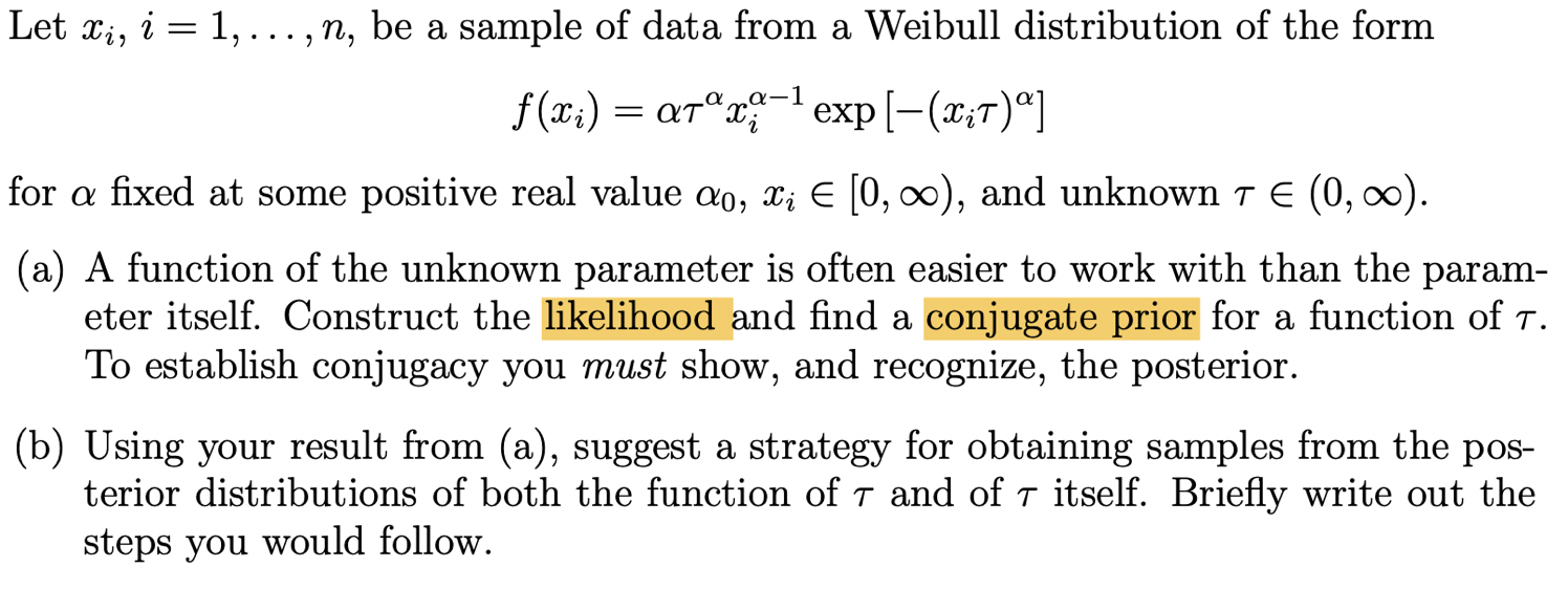 Solved Let xi,i=1,dots,n, ﻿be a sample of data from a | Chegg.com