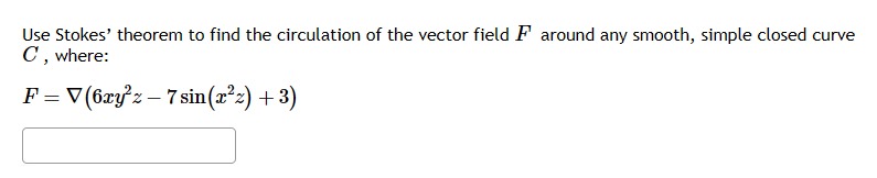 Solved Use Stokes' theorem to find the circulation of the | Chegg.com