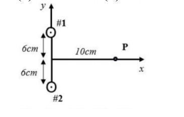 Solved 10. Two long cables, parallel and perpendicular to | Chegg.com