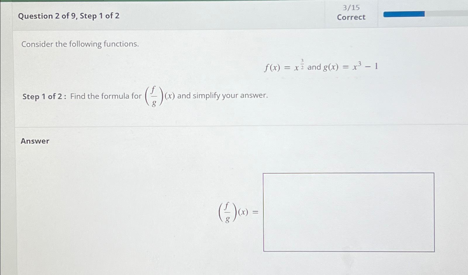 Solved Question 2 ﻿of 9 ﻿step 1 ﻿of 2315correctconsider