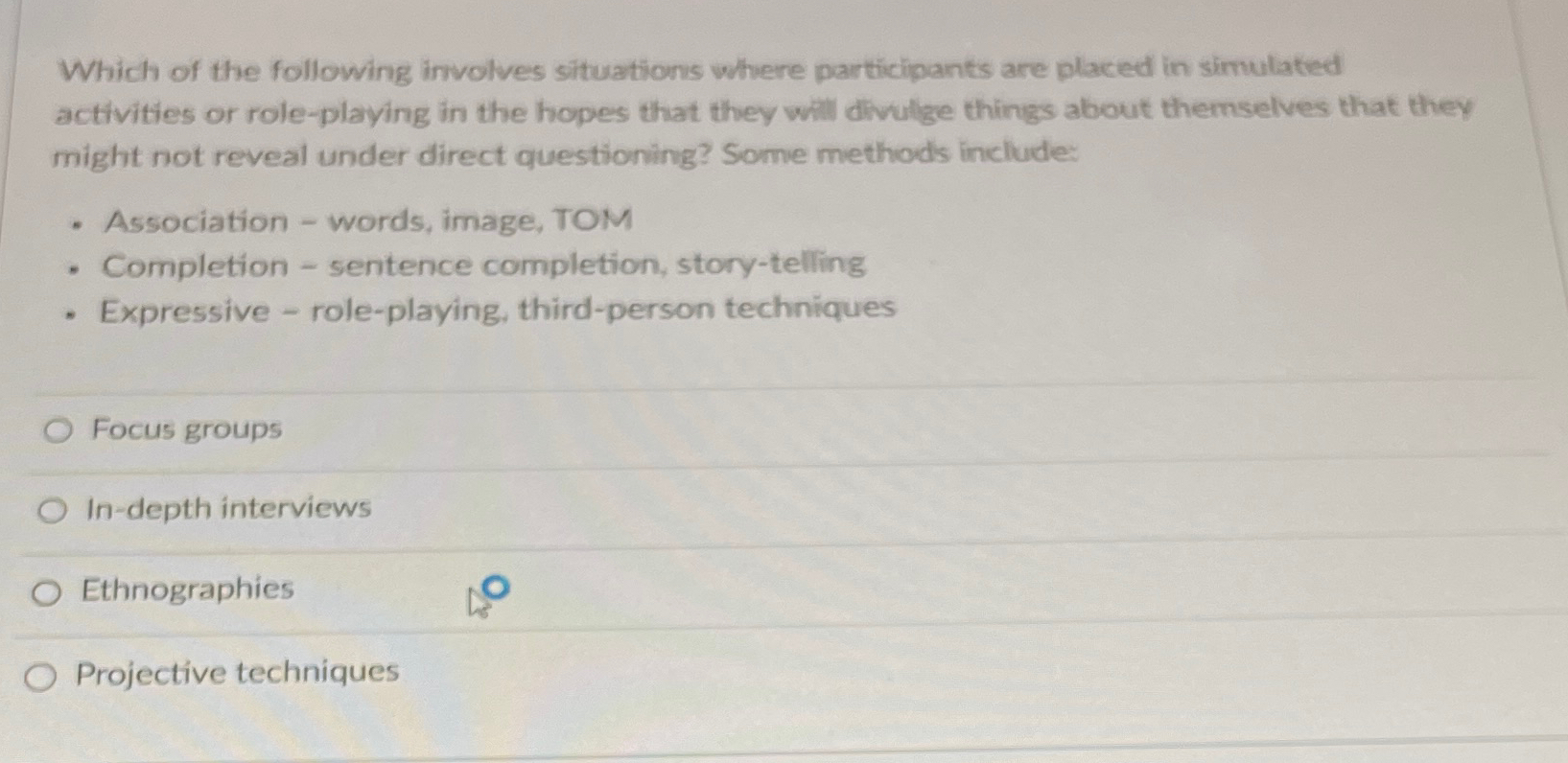 Solved Which of the following involves situations where | Chegg.com
