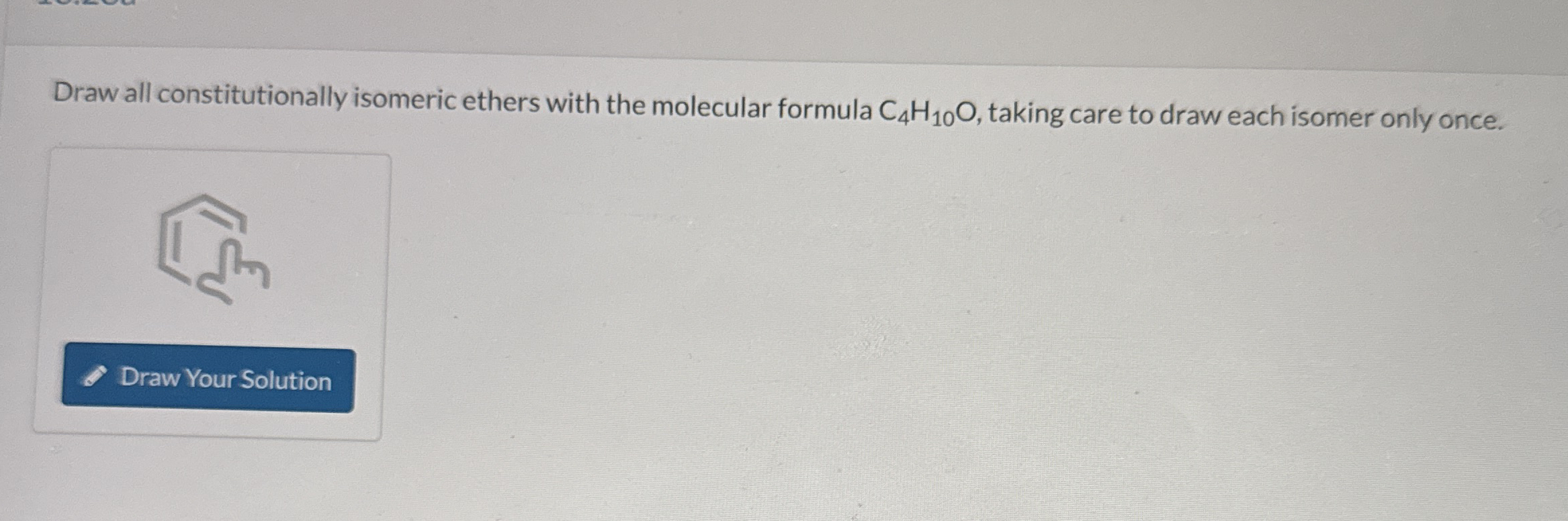Solved Draw all constitutionally isomeric ethers with the | Chegg.com