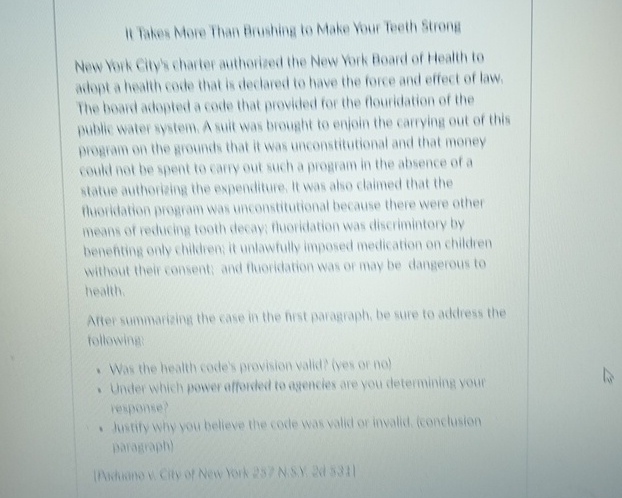 Solved 11 ﻿Bakes Nore Than Brushing to Make Vouf Teeth | Chegg.com