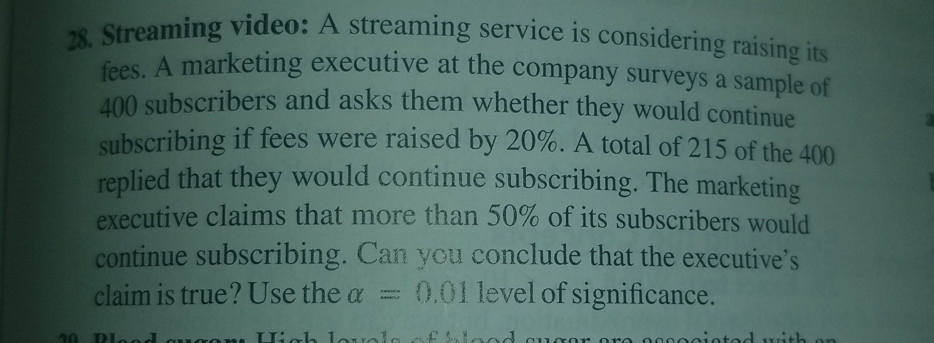 Solved Streaming video: A streaming service is considering | Chegg.com