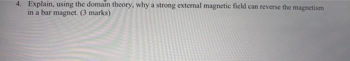 Solved 4. Explain, using the domain theory, why a strong | Chegg.com
