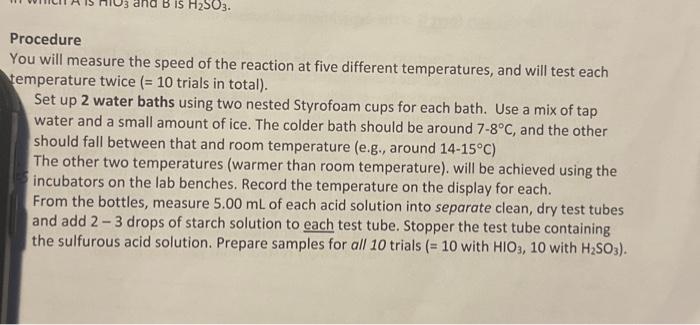 Report This is the first part of three experiments | Chegg.com