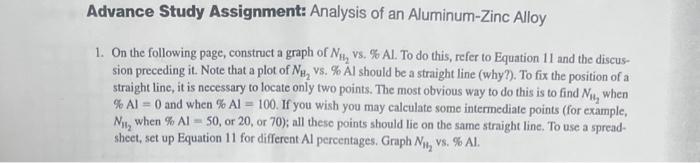 Advance Study Assignment: Analysis of an | Chegg.com
