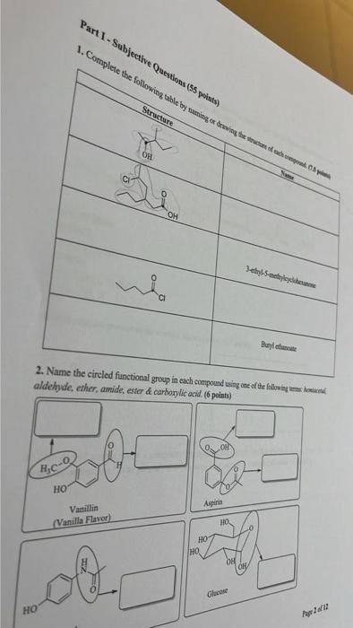 Solved aldehyde, ether, amide, ester \& carbanylic ocit. (6 | Chegg.com