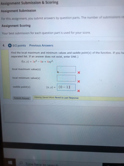Solved Assignment Submission & Scoring Assignment Submission | Chegg.com