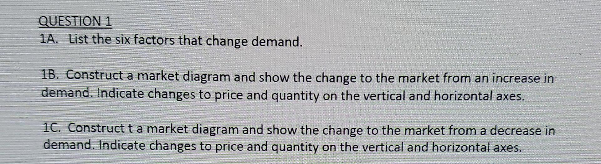 Solved QUESTION 11A. ﻿List the six factors that change | Chegg.com