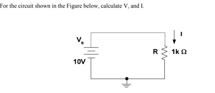 Solved For the circuit shown in the Figure below, calculate | Chegg.com