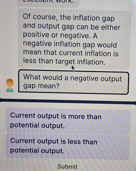 Solved Of course, the inflation gap and output gap can be | Chegg.com
