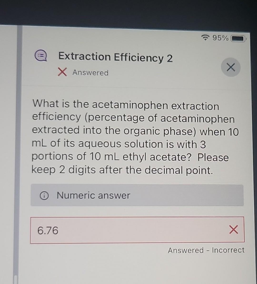 Solved Extraction of Butyric Acid 1 Portir X Answered A 100 | Chegg.com