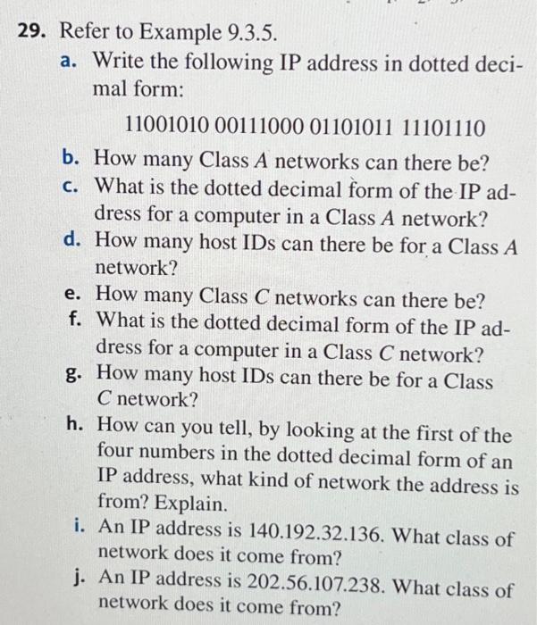 Solved 9. Refer to Example 9.3.5. a. Write the following IP | Chegg.com