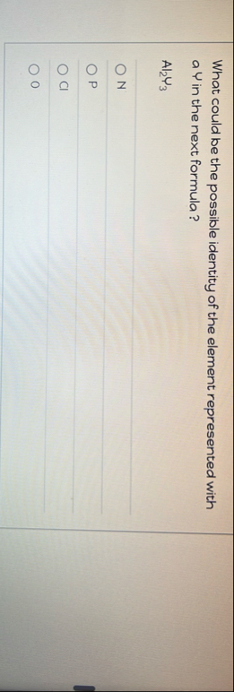 Solved What could be the possible identity of the element | Chegg.com