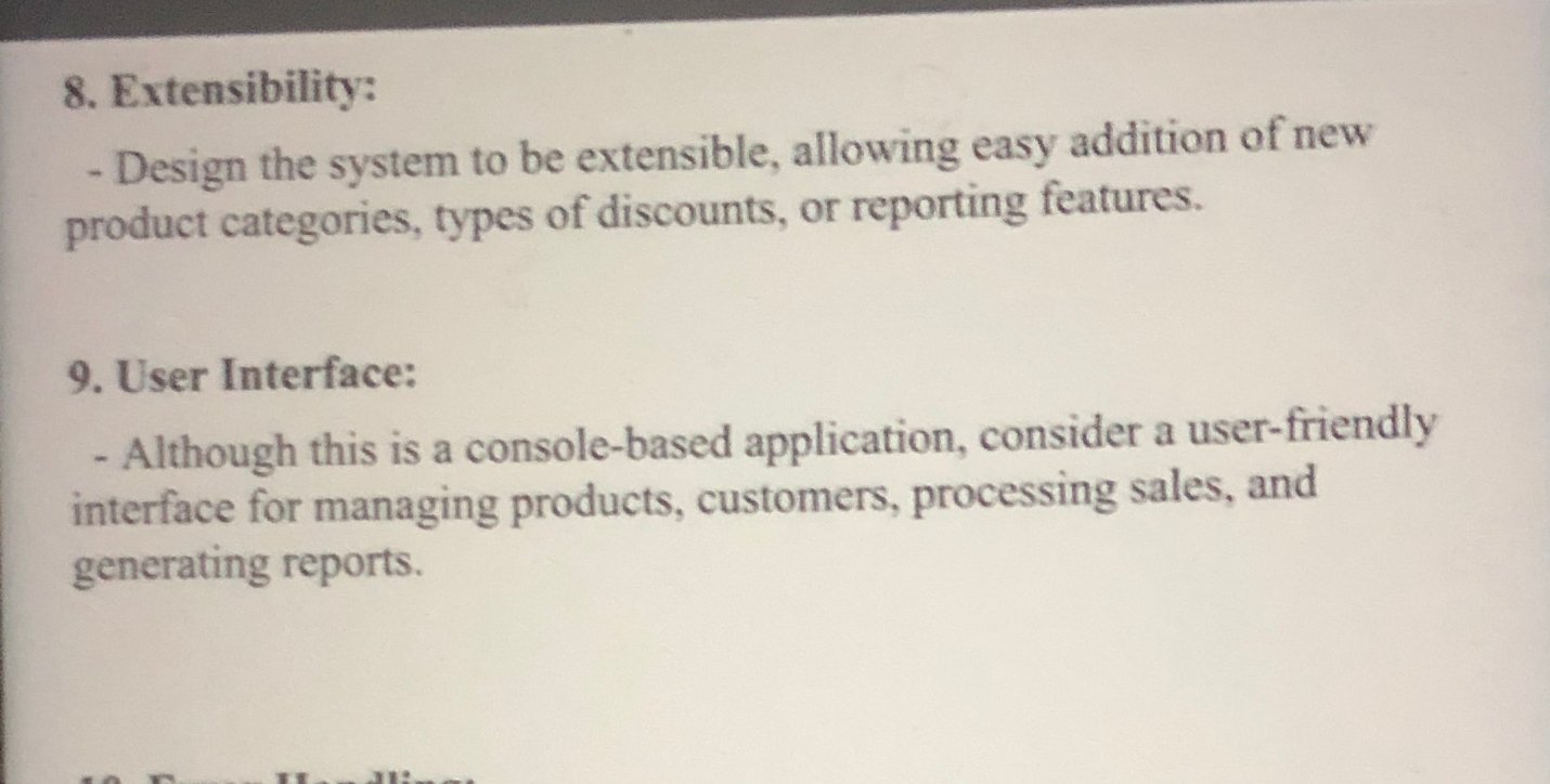 Solved Kids Store System:Design a console-based application | Chegg.com