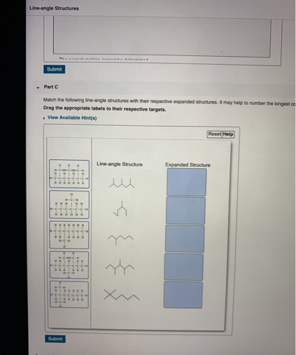 Solved Line-angle Structures 3. The vertex where the two | Chegg.com
