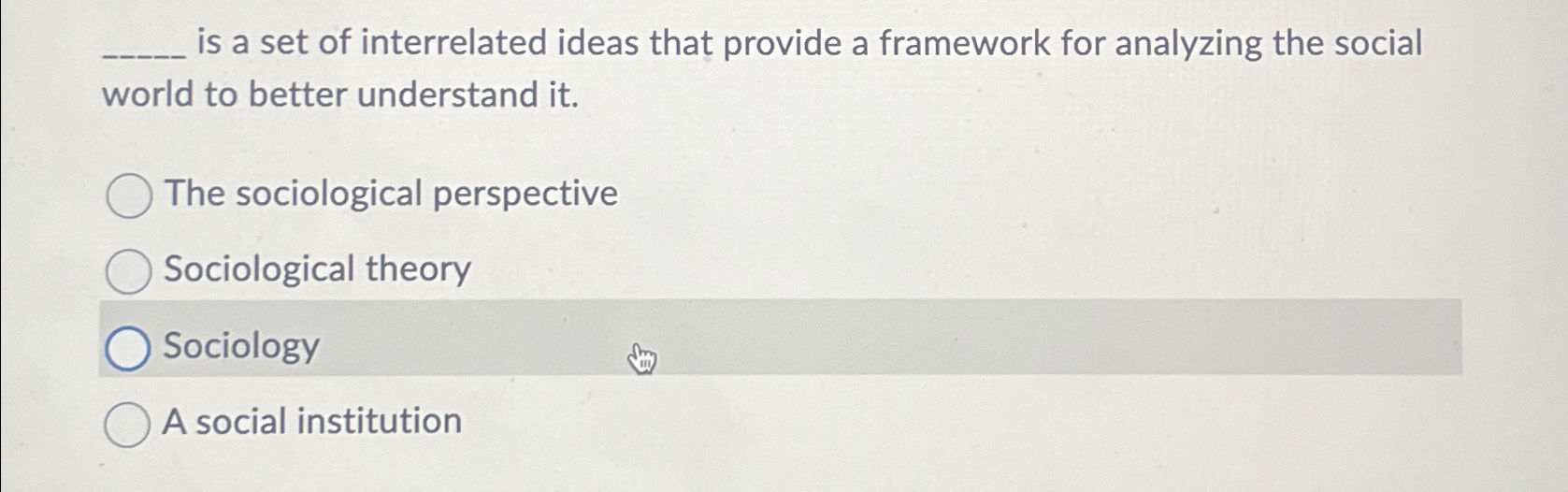 Solved is a set of interrelated ideas that provide a | Chegg.com