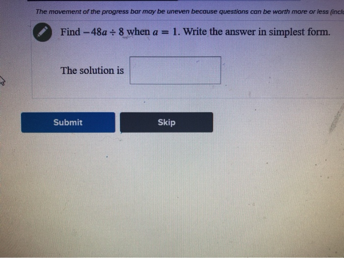 Solved The movement of the progress bar may be uneven | Chegg.com