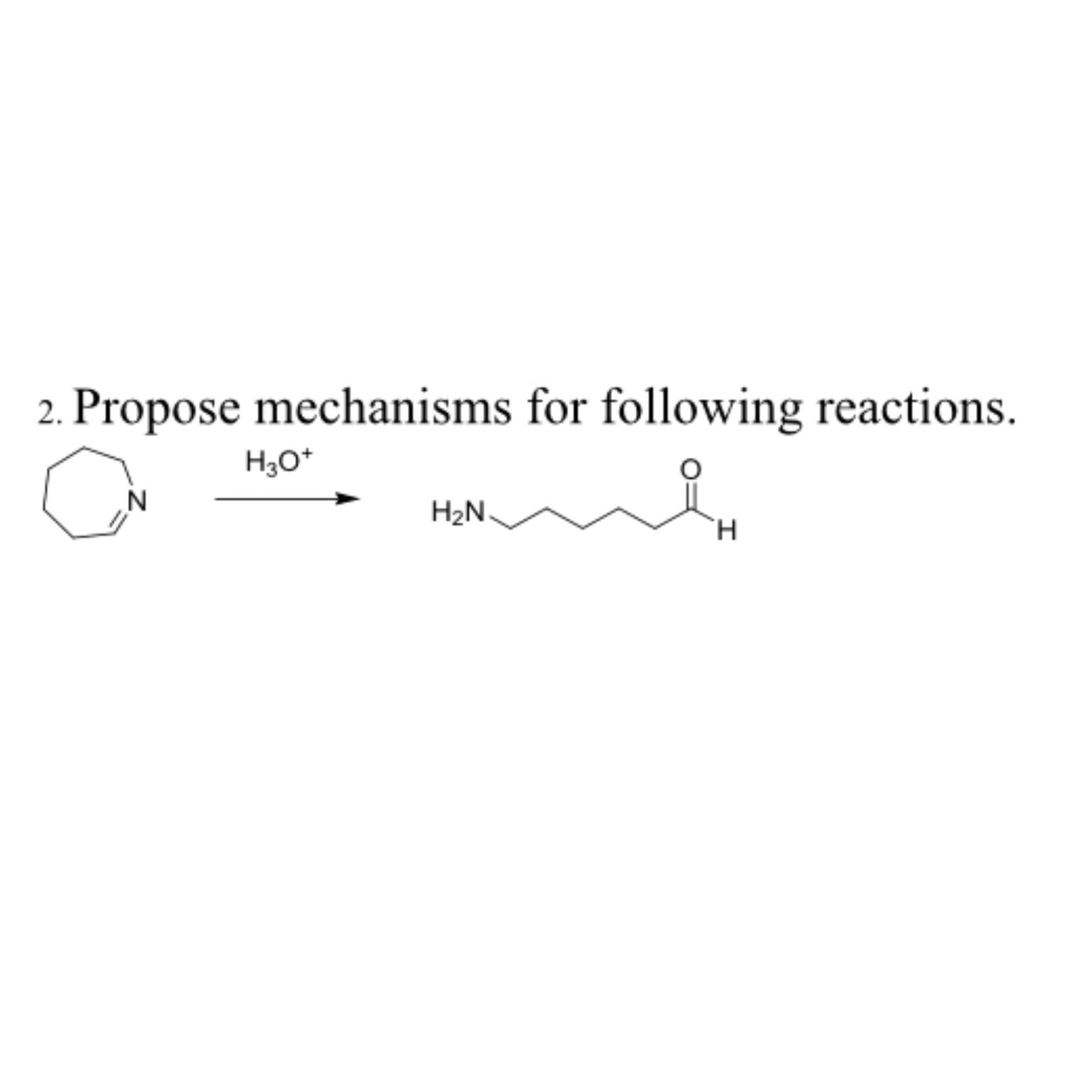 Solved Propose mechanisms for following reactions. | Chegg.com Solved Propose mechanisms for following reactions. | Chegg.com