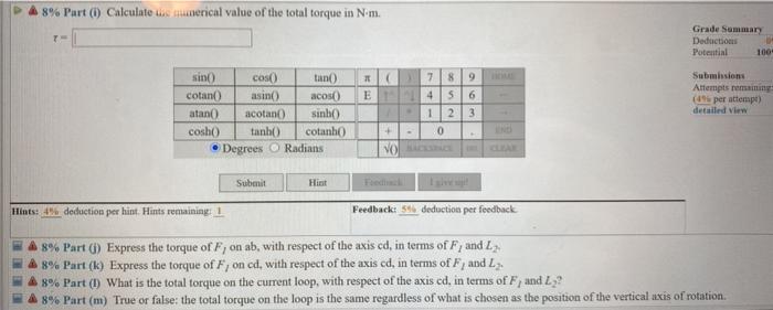 Solved A rectangular loop with L1=0.55 m and L2= 0.55 m is | Chegg.com