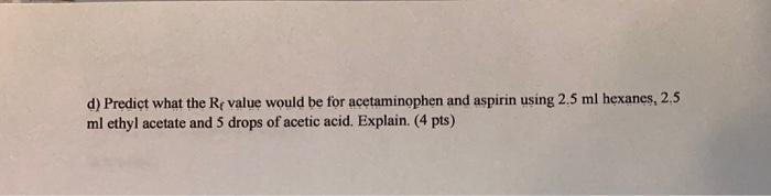 Solved 4) The following sketches are of TLC plates of common | Chegg.com