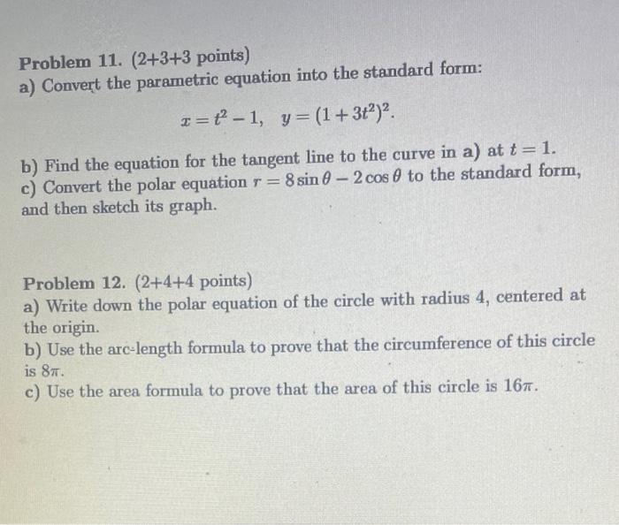Solved PROBLEM 3. (8 points) Find the area of the region | Chegg.com
