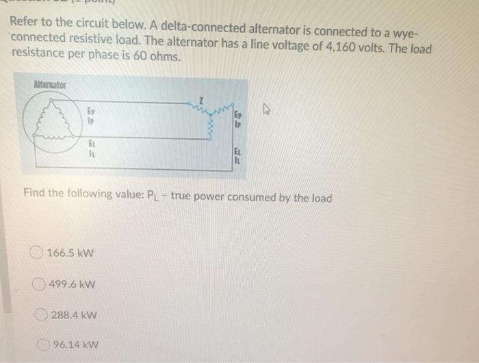 Solved Refer to the circuit below. A delta-connected | Chegg.com