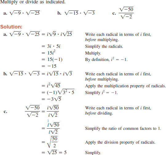 Solved: For Exercise, write expression in terms of i and simpli ...