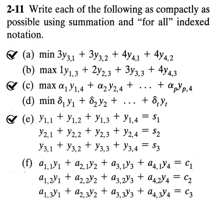 Solved 2-11 Write each of the following as compactly as | Chegg.com