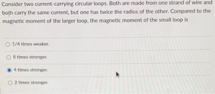 Solved Consider two current-carrying circular loops. Both | Chegg.com