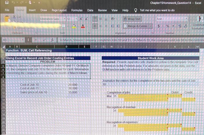 Solved You will be using Microsoft Excel to answer this | Chegg.com