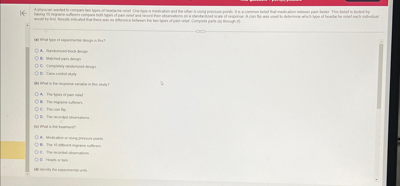 Solved would try first. Results indicated that there was no | Chegg.com