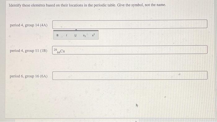 Identify these elements based on their locations in | Chegg.com