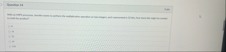 Solved Question 141 ﻿ptsWith an MIPS processor, Jennifer | Chegg.com