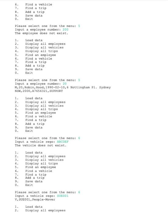 Solved Ensure java code has all 10 correct classes (for | Chegg.com
