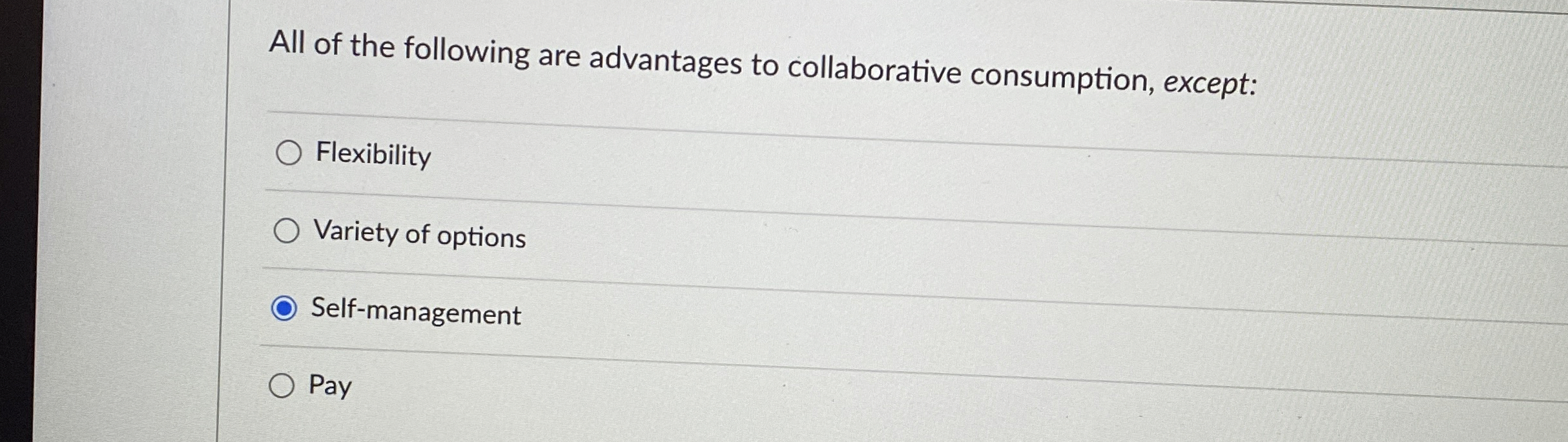 Solved All of the following are advantages to collaborative | Chegg.com