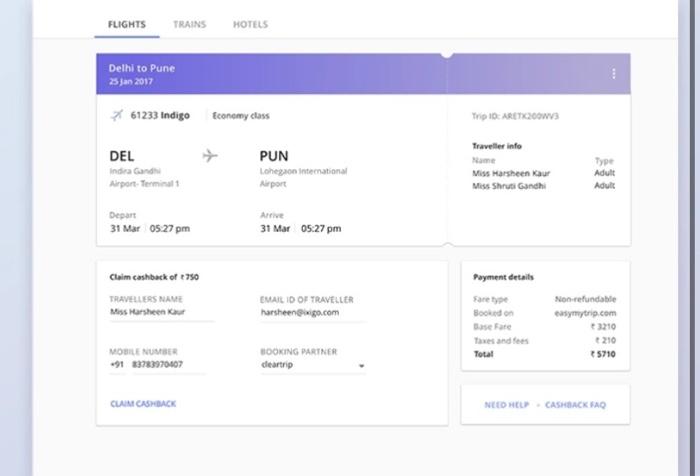 Solved FLGHTS TRANSS Motrts Delhil to Pune 28)an 2017 7h | Chegg.com