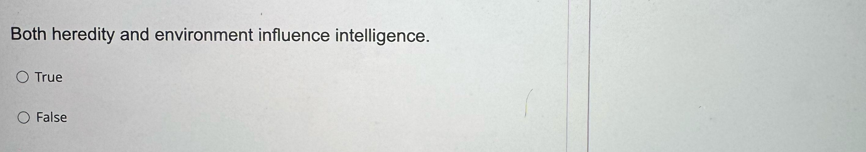 Solved Both heredity and environment influence | Chegg.com