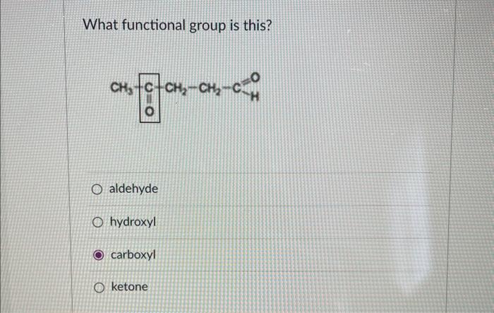 Solved What functional group is this? aldehyde hydroxyl | Chegg.com