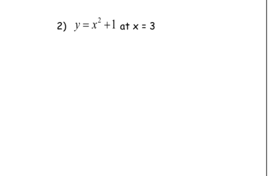 Solved y=x2+1 ﻿at x=3Find the derivative using the | Chegg.com