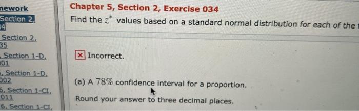 Solved Chapter 5, Section 2, Exercise 034 Find the z' values | Chegg.com