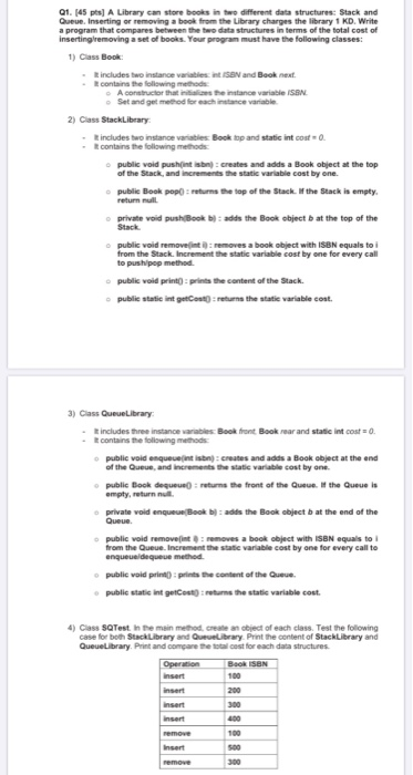 Solved Q1. 45 pts) A Library can store books in two | Chegg.com