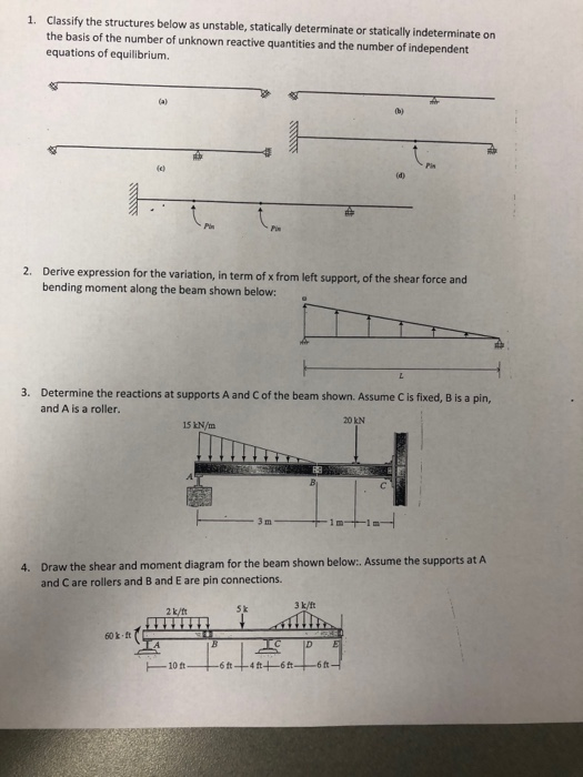 Solved 1. Classify the structures below as unstable, | Chegg.com