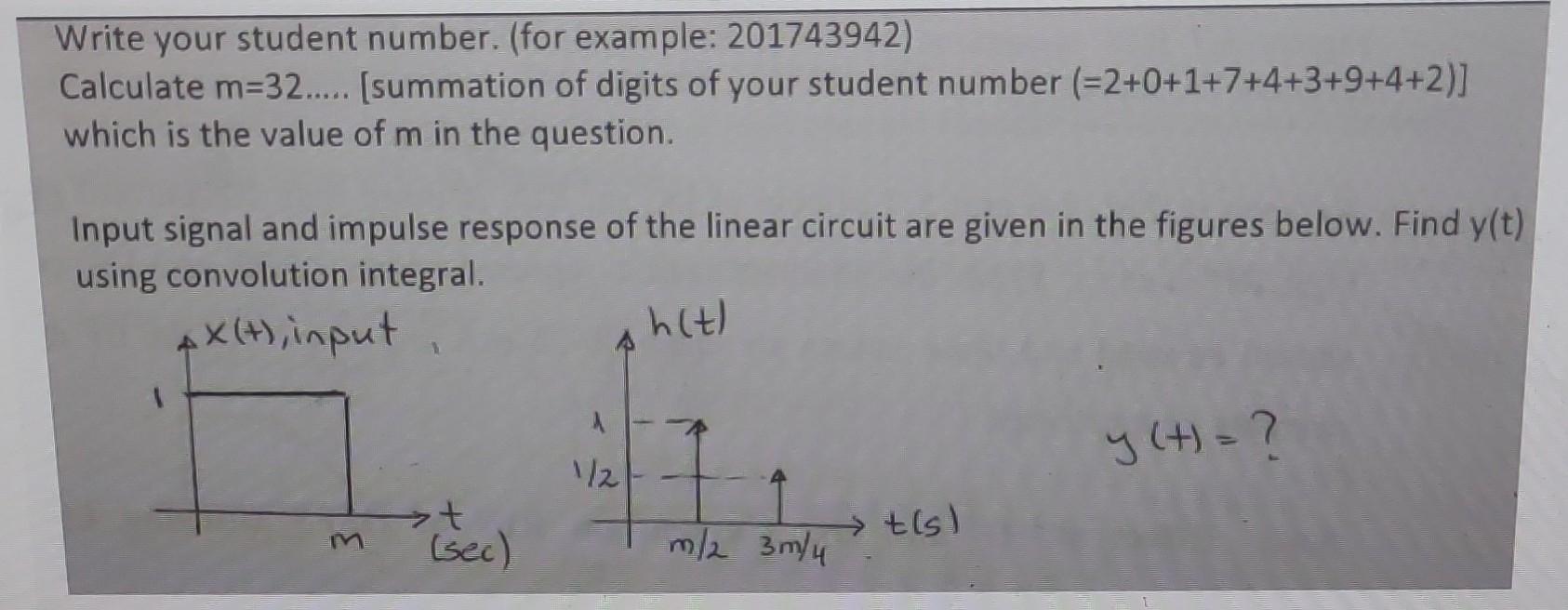 Solved Write your student number. (for example: 201743942) | Chegg.com