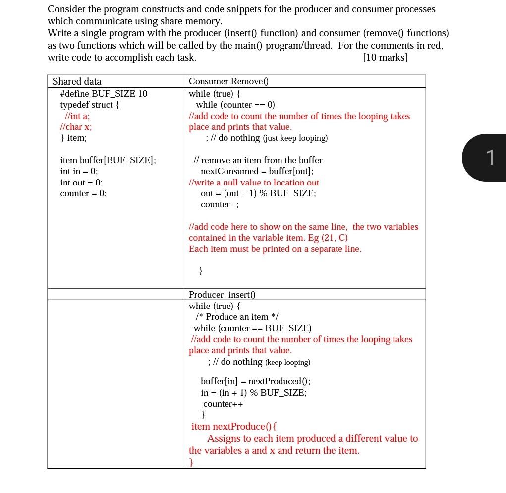 Solved Consider the nrogram constructs and code sninnets for | Chegg.com