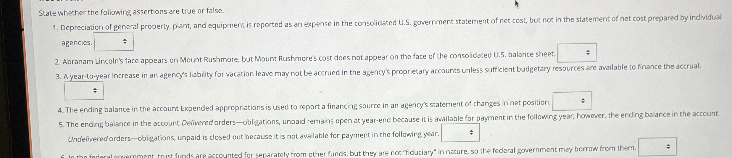 Solved State whether the following assertions are true or | Chegg.com