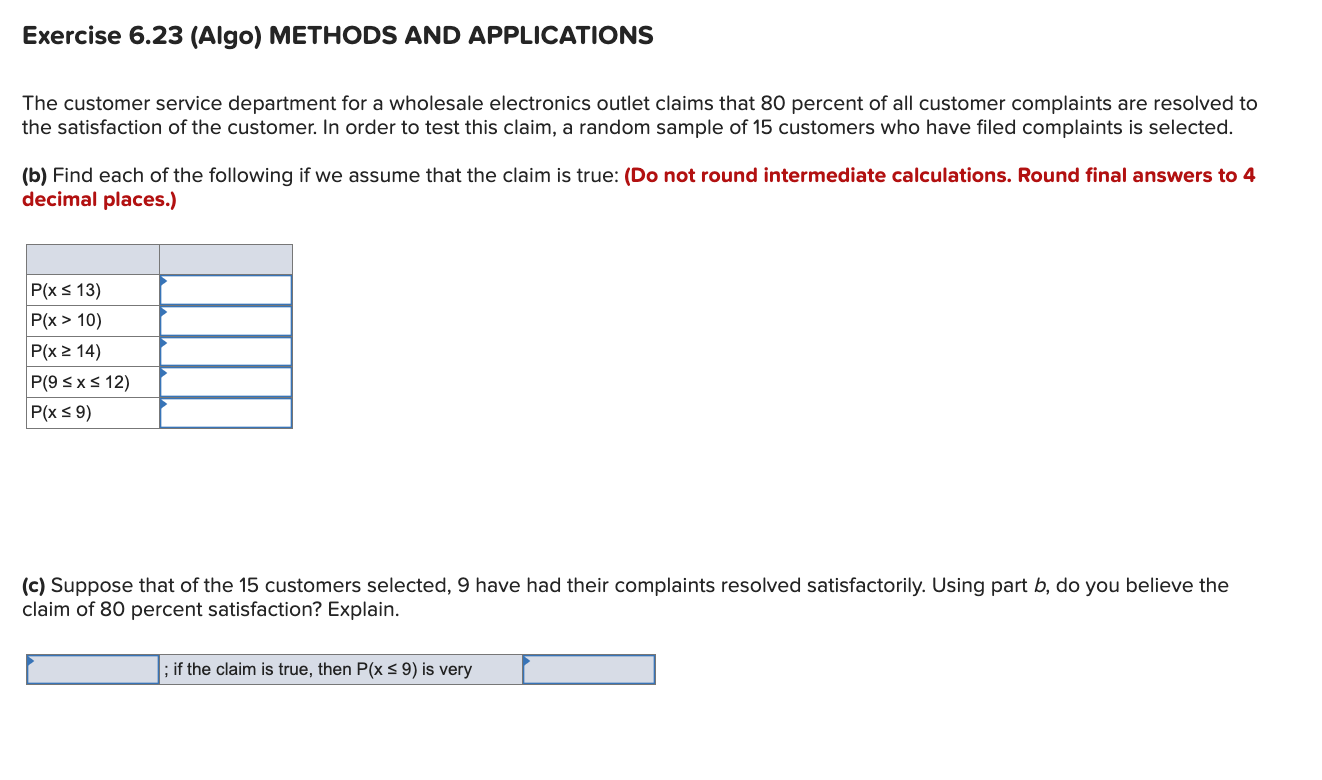 Solved Exercise 6.23 (Algo) ﻿METHODS AND APPLICATIONSThe | Chegg.com