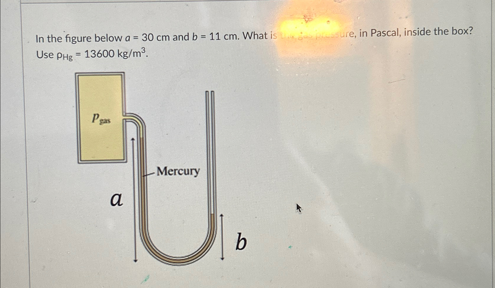 Solved In the figure below a=30cm ﻿and b=11cm. ﻿What is q, | Chegg.com