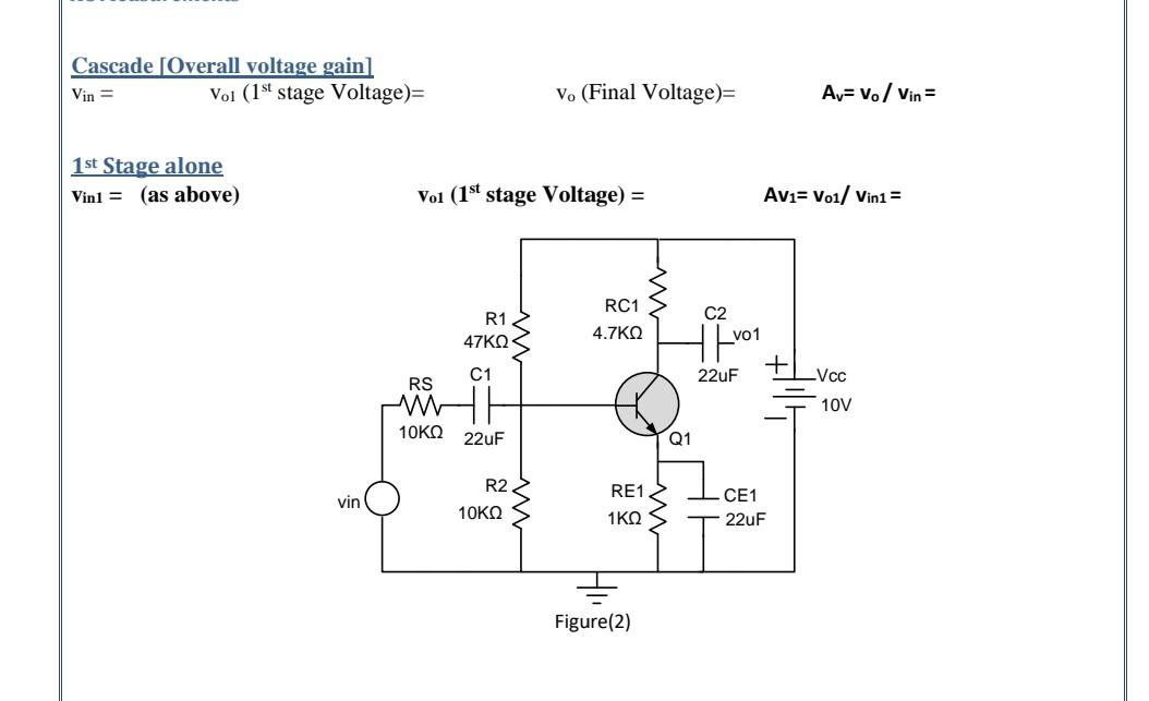 Circuit Diagram RC1 4.7ΚΩ R1 47ΚΩ RC2 4.7ΚΩ C3 *** HH | Chegg.com
